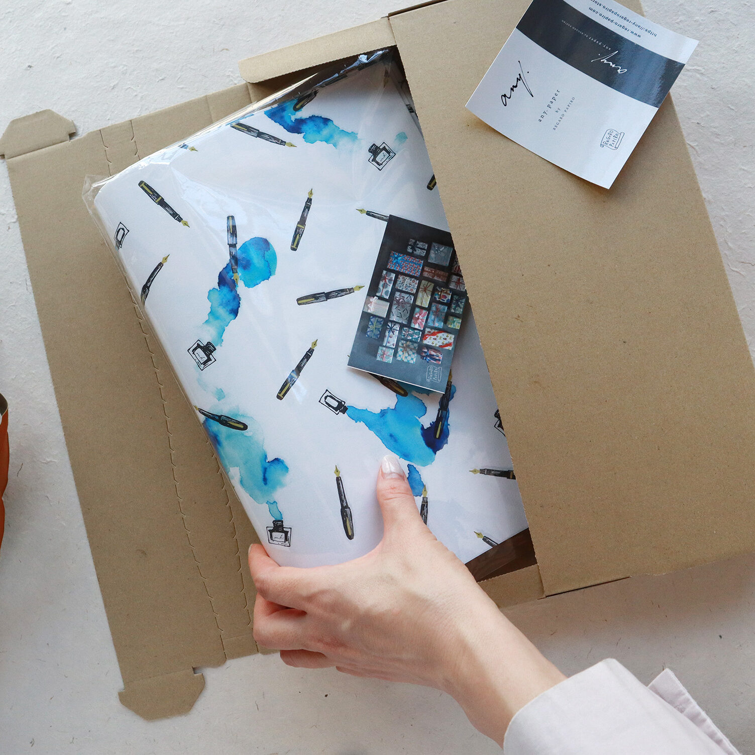 any.paper二つ折りコンパクト便 350円(ポスト便)を開始しました。 – REGARO PAPIRO